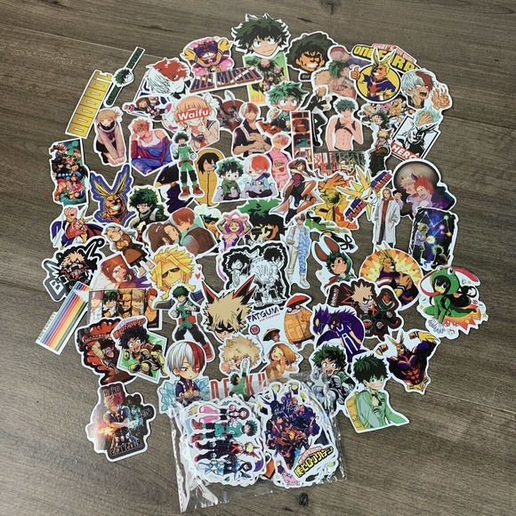 Roberly | Office | Anime Stickers 43pcs Cool Anime Stickers Waterproof ...
